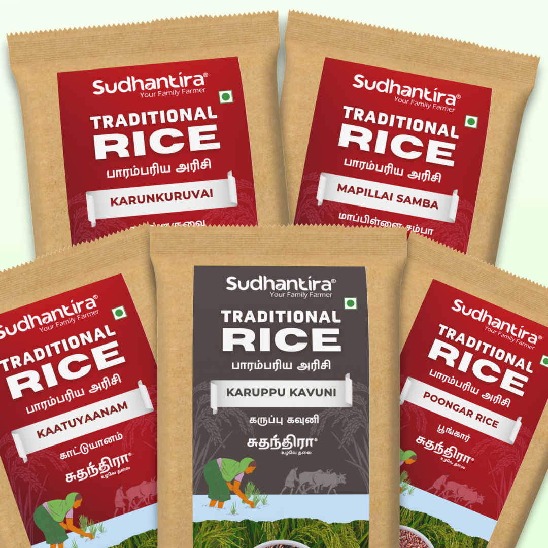 Traditional Rice Combo - 5 Variety – Sudhantira